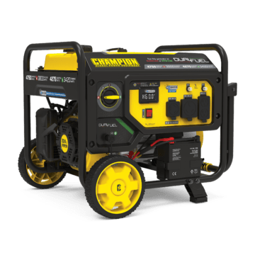 11,000W Electric Start Dual Fuel Inverter Generator with CO Shield ...