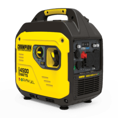 11,000W Electric Start Dual Fuel Inverter Generator with CO Shield ...