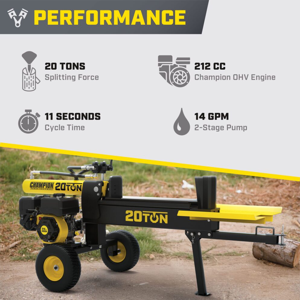 20T Log Splitter - 201549 - Champion Power Equipment
