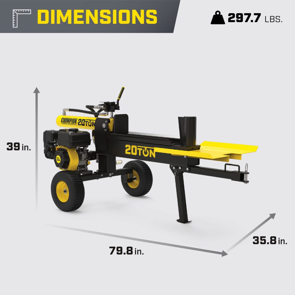 20T Log Splitter - 201549 - Champion Power Equipment